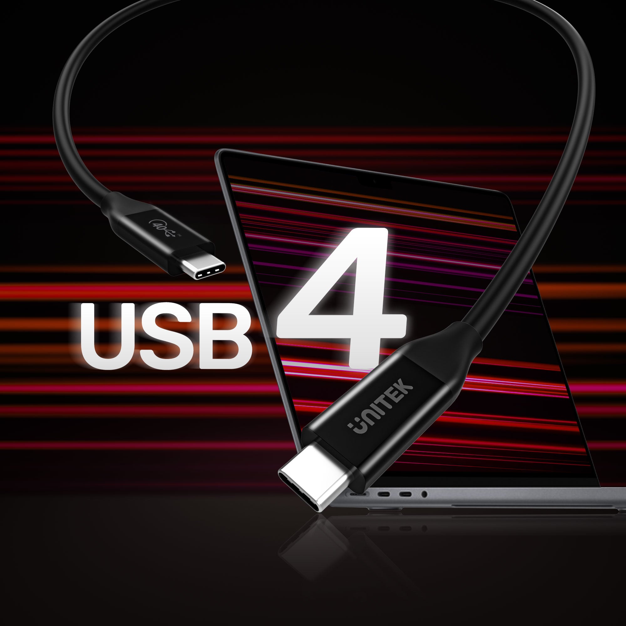 USB4 40Gbps USB-IF 認證全功能線 (支援 8K影音、40Gbps資料傳輸、100W快速充電)